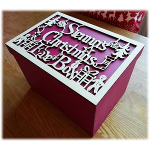 Personalised Christmas Eve Box in Birch Plywood
